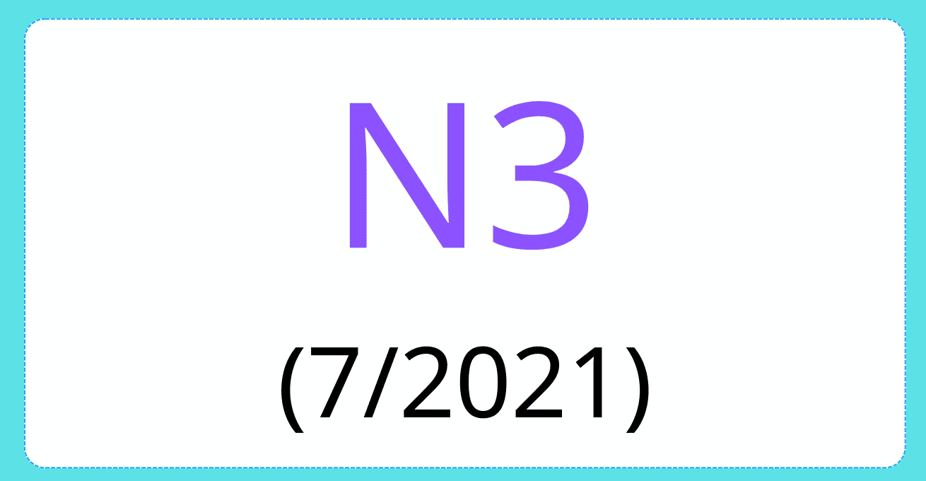 JLPT Grammar Reading Comprehension N3 Test July 2021